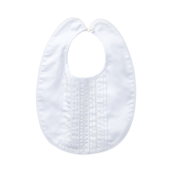 White Christening Bib Baby 1