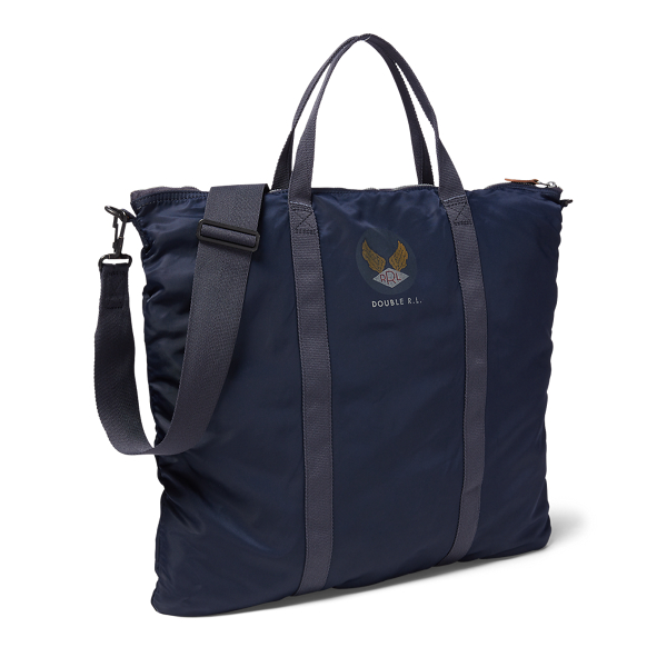 Navy Packable Flyers Helmet Bag RRL 1