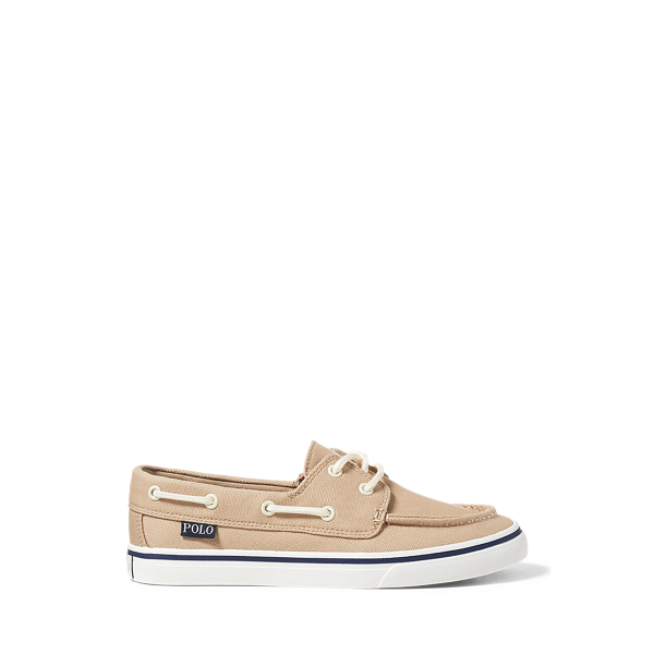 Batten Canvas Boat Shoe para rapazes | Ralph Lauren® PT