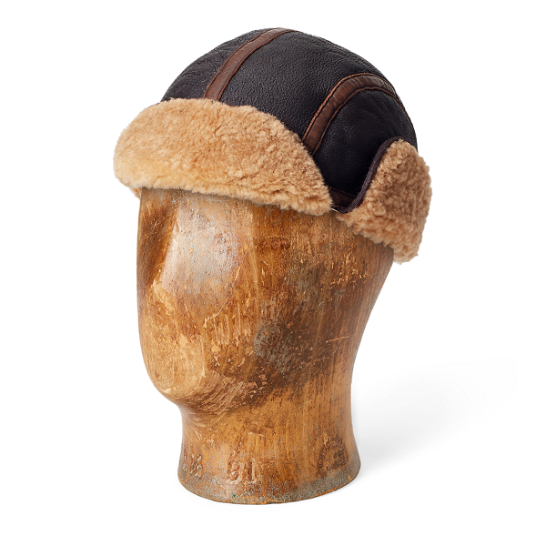 Boné em pelo de carneiro para homen | Ralph Lauren® PT