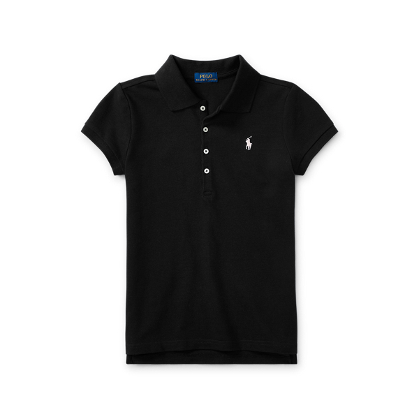 Camisa Polo em malha elástica para raparigas | Ralph Lauren® PT