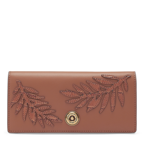 Palm Leaf Leather Wallet for Women | Ralph Lauren® IN