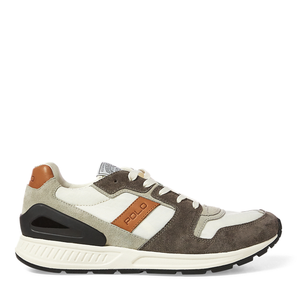 Train 100 Suede-Mesh Sneaker Polo Ralph Lauren 1