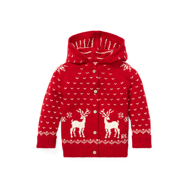 Pull renne à capuche pour bébé bille | Ralph Lauren® FR