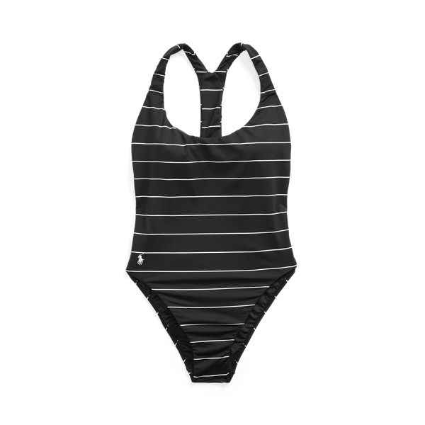 Striped Lace-Up One-Piece Suit for Women | Ralph Lauren® UK