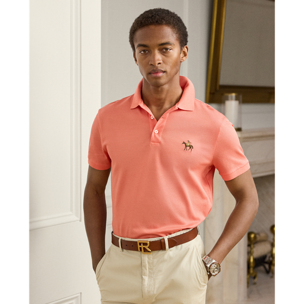 Custom Slim Fit Pique Polo Shirt