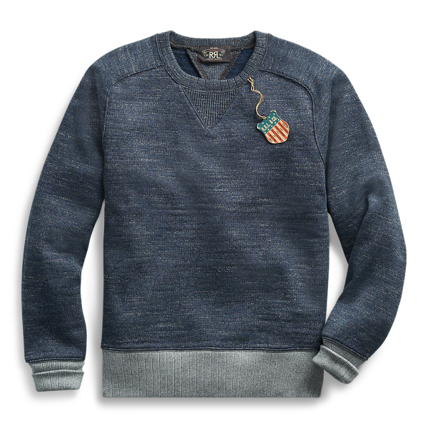 Cotton-Wool Crewneck Sweater RRL 1