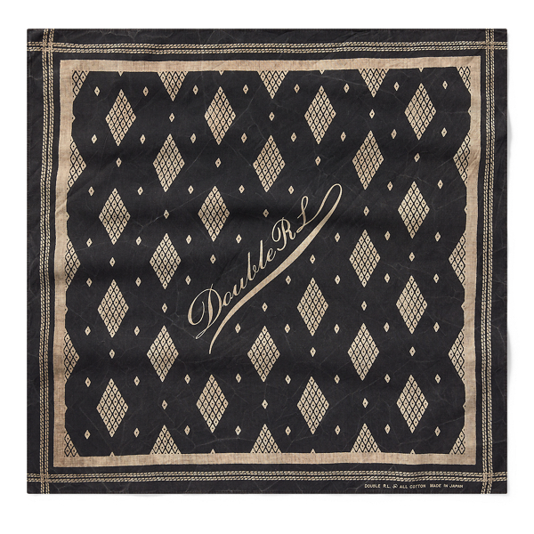 Indigo Art Deco Bandanna for Men | Ralph Lauren® GI