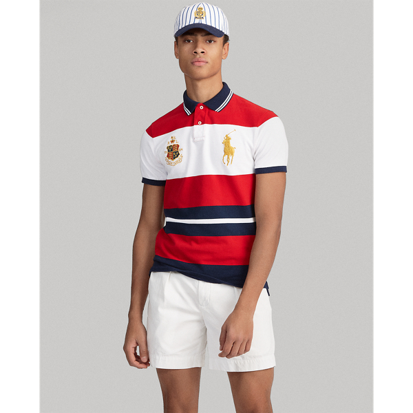 Custom Slim Fit Mesh Polo para homen | Ralph Lauren® PT