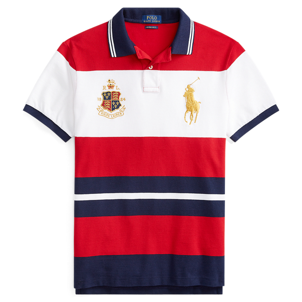 Custom Slim Fit Mesh Polo para homen | Ralph Lauren® PT