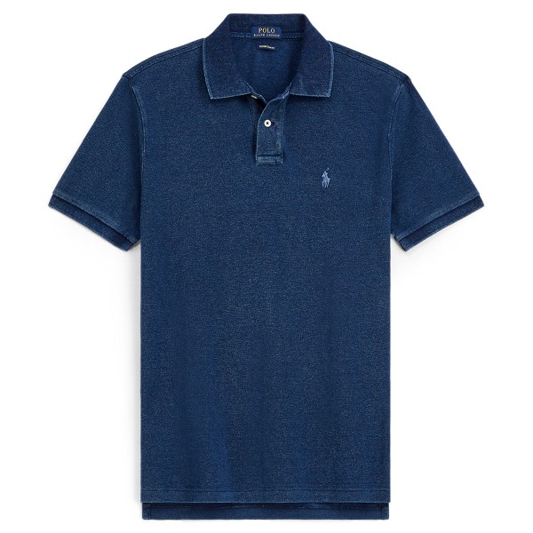 Indigo Mesh Polo Shirt for Men | Ralph Lauren® GI