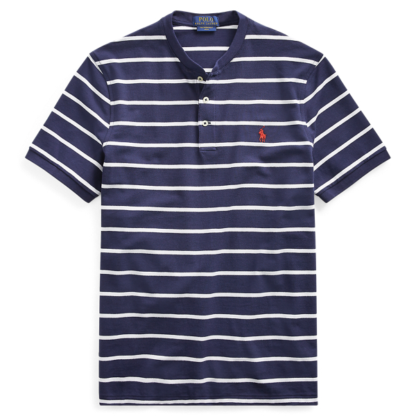 Custom Slim Fit Mesh Henley for Men | Ralph Lauren® GP