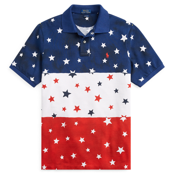 Classic Fit Star Mesh Polo Polo Ralph Lauren 1
