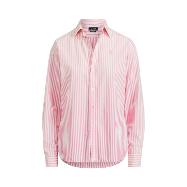 Oversized gestreept overhemd voor dames | Ralph Lauren® NL