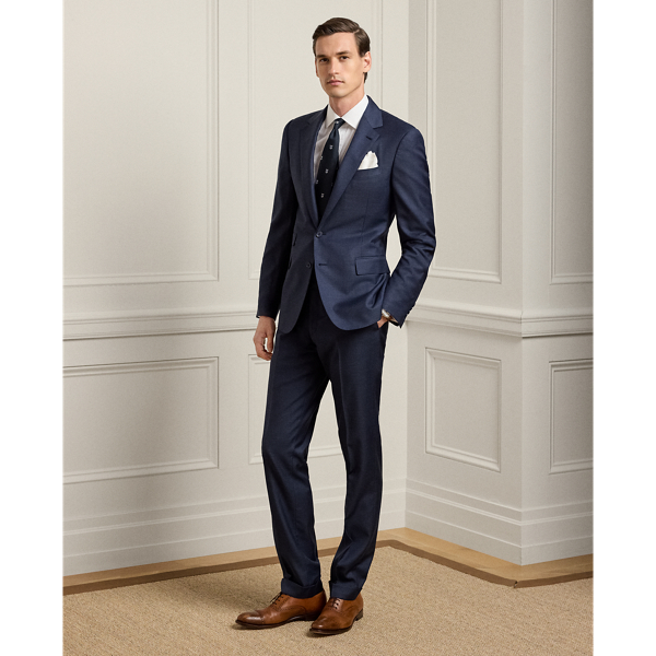 Gregory Hand-Tailored Sharkskin Suit for Men | Ralph Lauren® UK