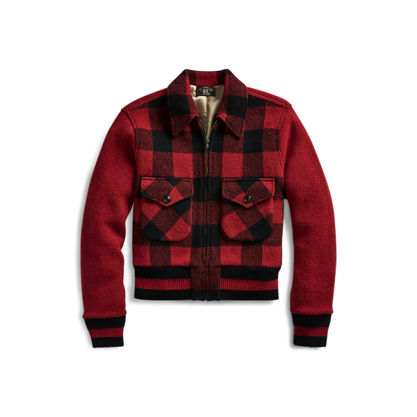 Wool-Cashmere Sweater Jacket RRL 1