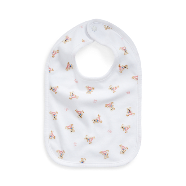 Polo Bear Cotton Interlock Bib voor Children | Ralph Lauren® NL