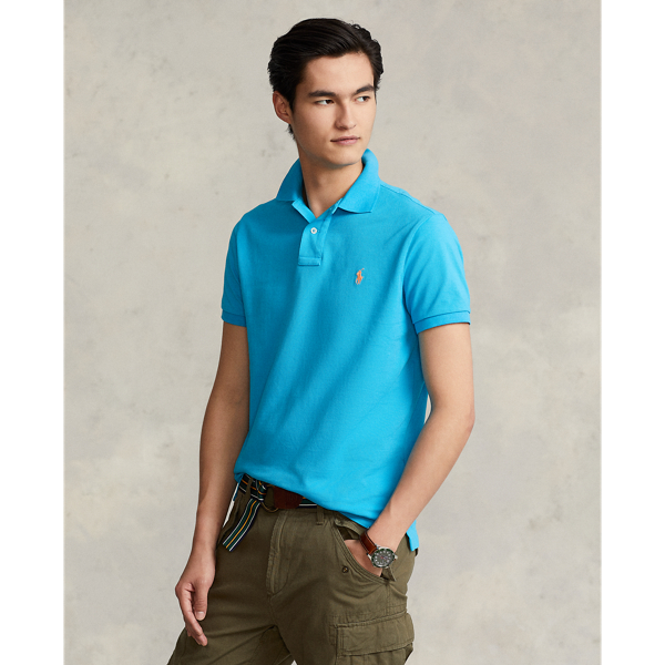 Custom Slim Fit Mesh Polo | Ralph Lauren® Australia