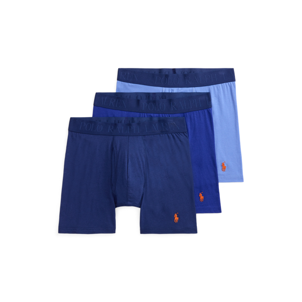 Blue Flower 4D-Flex Cotton Modal Boxer Brief 3-Pack Polo Ralph Lauren 1