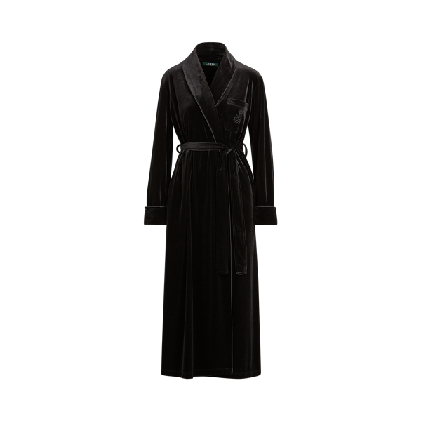 Embroidered Velvet Robe for Women | Ralph Lauren® UK