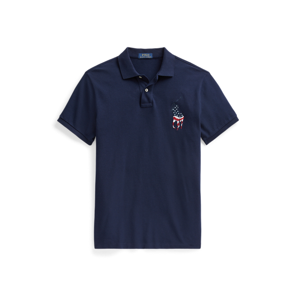 Custom Slim Fit Big Pony Polo Shirt for Men | Ralph Lauren® GI