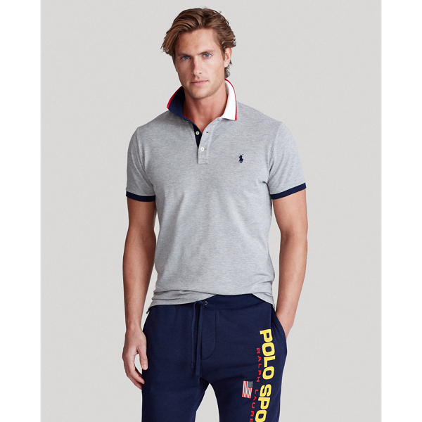 Custom Slim Fit Mesh Polo