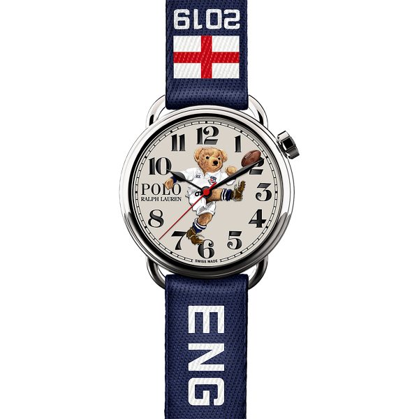 England Kicker Bear Watch Strap for Men | Ralph Lauren® IN
