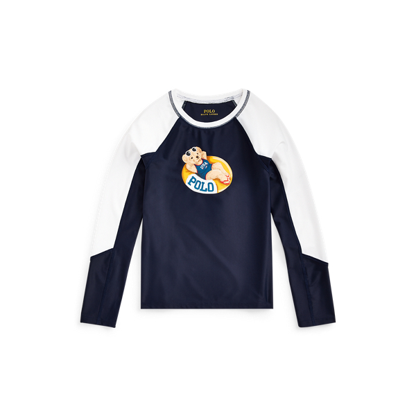 Polo Bear Stretch Rash Guard for Girls | Ralph Lauren® UK