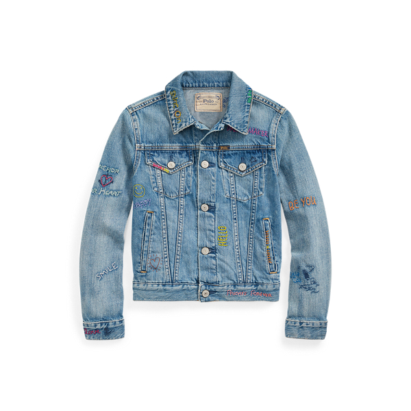 Denim Trucker Jacket para raparigas | Ralph Lauren® PT