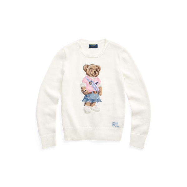 Polo Bear Cotton Jumper for Children | Ralph Lauren® IN