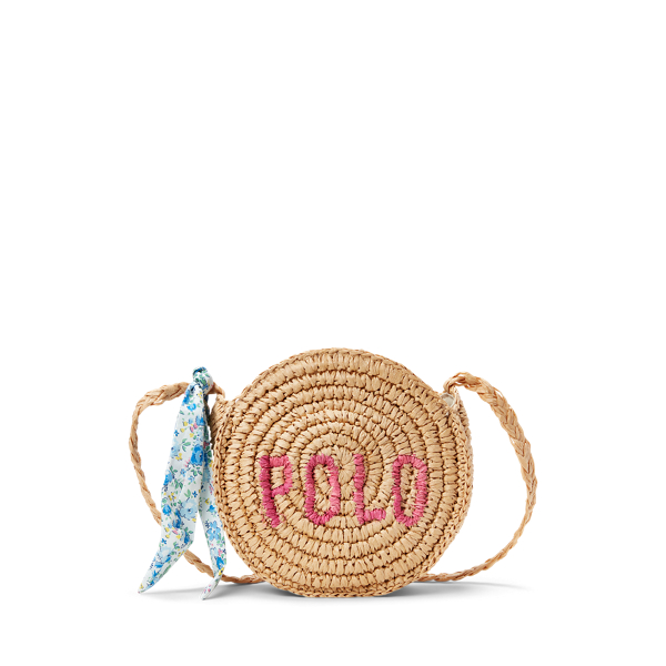 Logo Raffia Crossbody Bag for Children | Ralph Lauren® IN