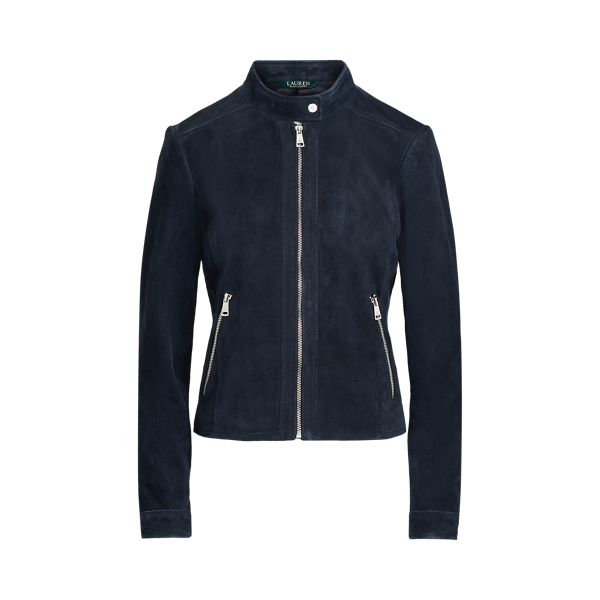 Suede Racer Jacket for Women | Ralph Lauren® GP