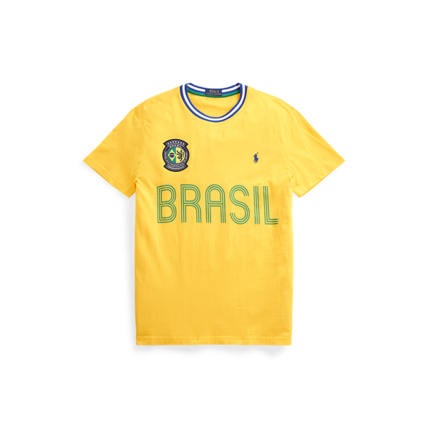 The Custom Slim Brazil T-Shirt for Men | Ralph Lauren® AM