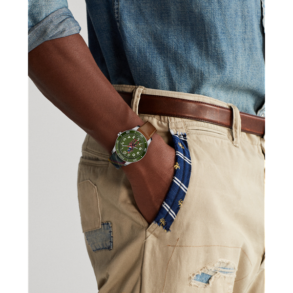 폴로 워치 그린 다이얼