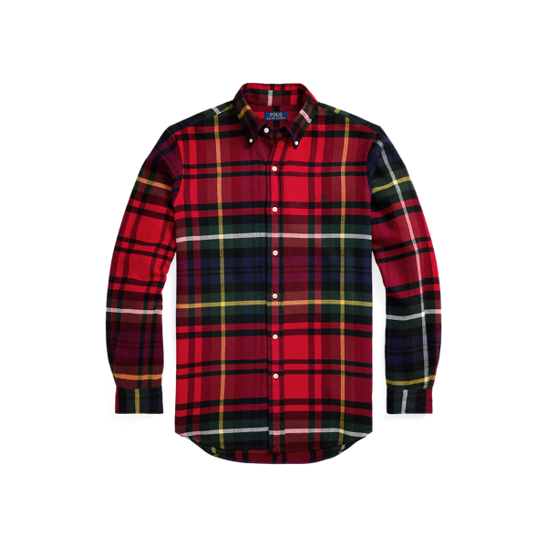 Classic Fit Plaid Flannel Shirt for Men | Ralph Lauren® DZ