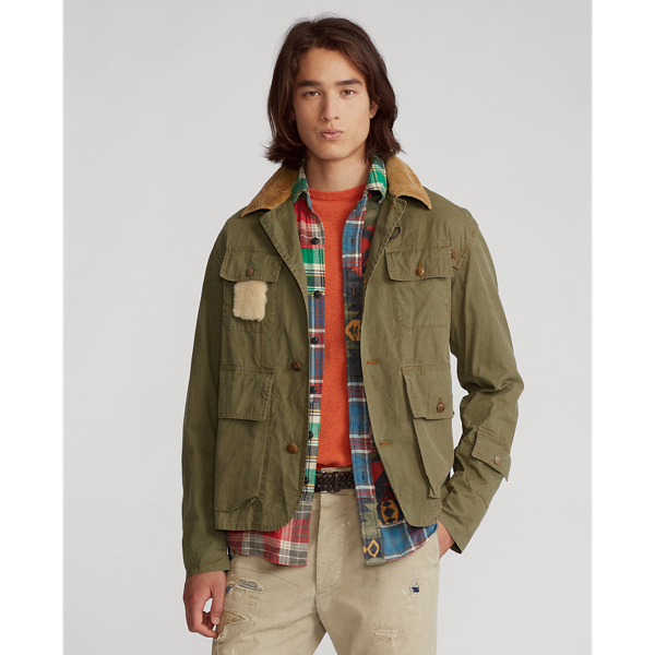 Shearling-Patch Wading Jacket for Men | Ralph Lauren® IN