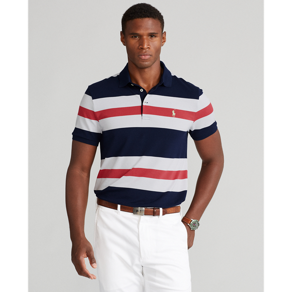 Custom Slim Fit Tech Piqué Polo for Men | Ralph Lauren® UK