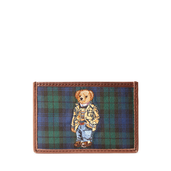 Polo Bear Tie-Silk Card Case for Men | Ralph Lauren® IN