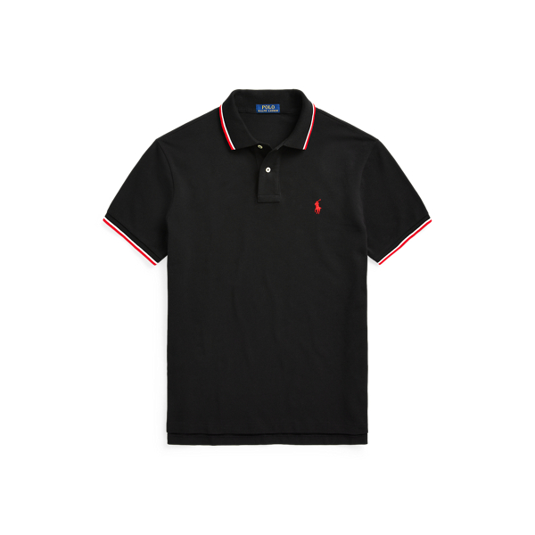 Camisa Polo em malha Custom Slim Fit para homen | Ralph Lauren® PT