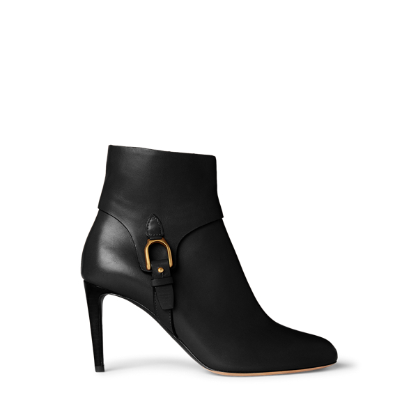 Reida 小牛皮馬鐙短靴 | Ralph Lauren® 台灣官方網站