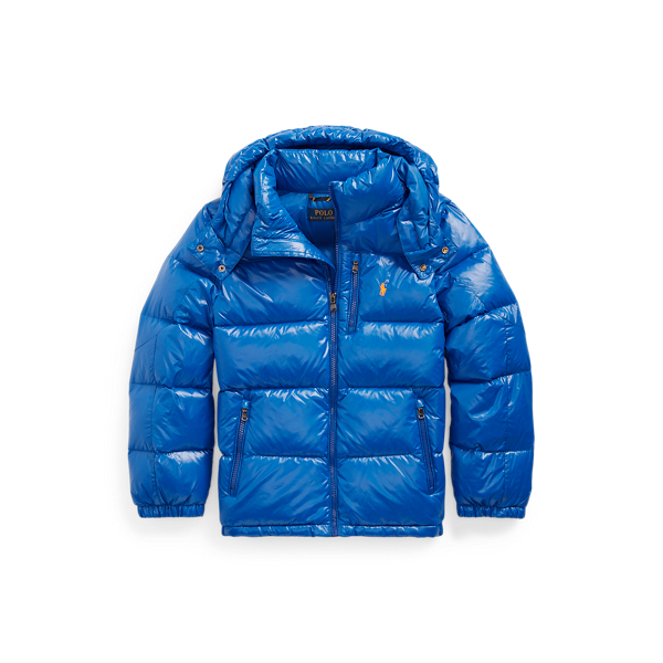 Chaqueta brillante hidrófuga de plumón para niño | Ralph Lauren® ES