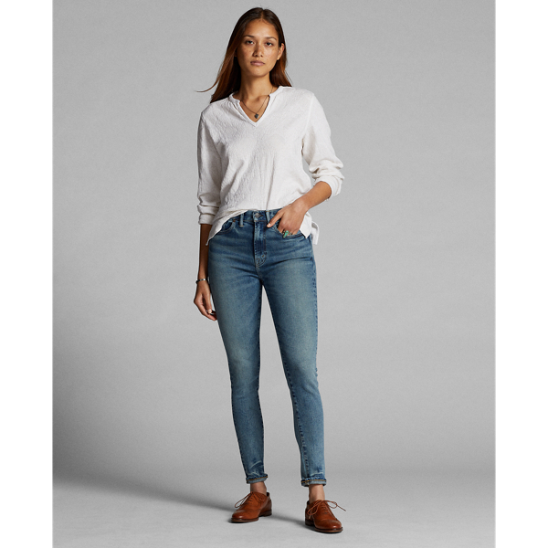 스트레치 하이 스키니핏 진 | Ralph Lauren® Korea