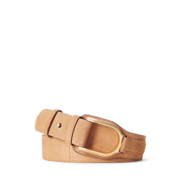 Welington Turn-Back Calf-Suede Belt for Men | Ralph Lauren® UK