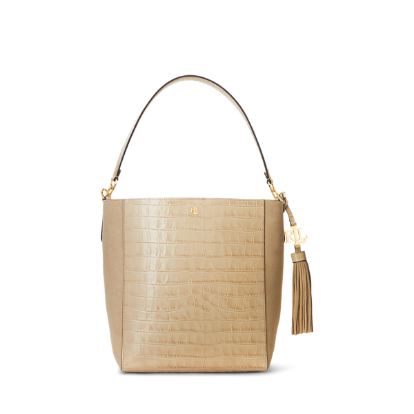 Embossed Medium Adley Shoulder Bag for Women | Ralph Lauren® IN