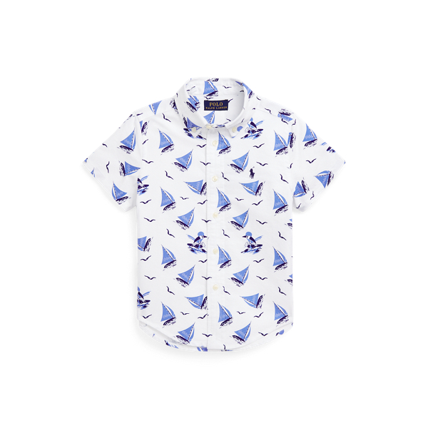 Polo Bear Oxford Short-Sleeve Shirt for Boys | Ralph Lauren® GE