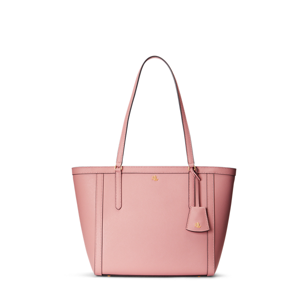 Clare medium leren tas met kruisarcering voor dames | Ralph Lauren® NL