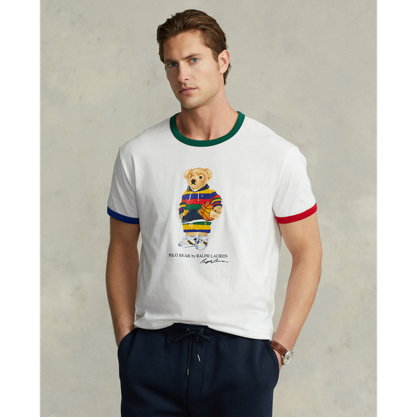 Custom Slim Fit Polo Bear Jersey T-Shirt | Ralph Lauren® Australia