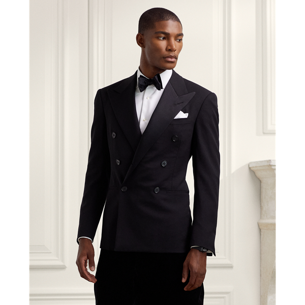 Ralph Handmade Barathea Tuxedo Jacket Purple Label 1