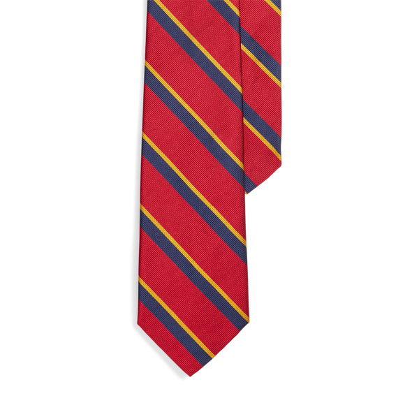 Striped Silk Repp Tie | Ralph Lauren® Australia