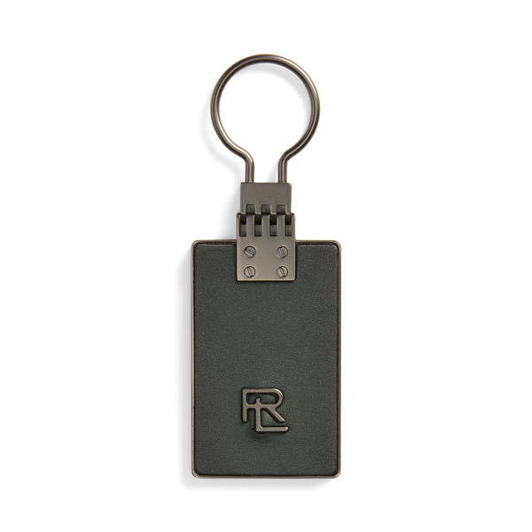 Monogram Vachetta Leather Key Fob for Men | Ralph Lauren® CL
